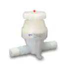 Parker派克 PFA 阀 | PFA Valves | UHP 超高纯 PFA手动隔膜阀 (1 ') 2 通阀 – MV-12 系列 UHP PFA Manual Diaphragm (1 ...